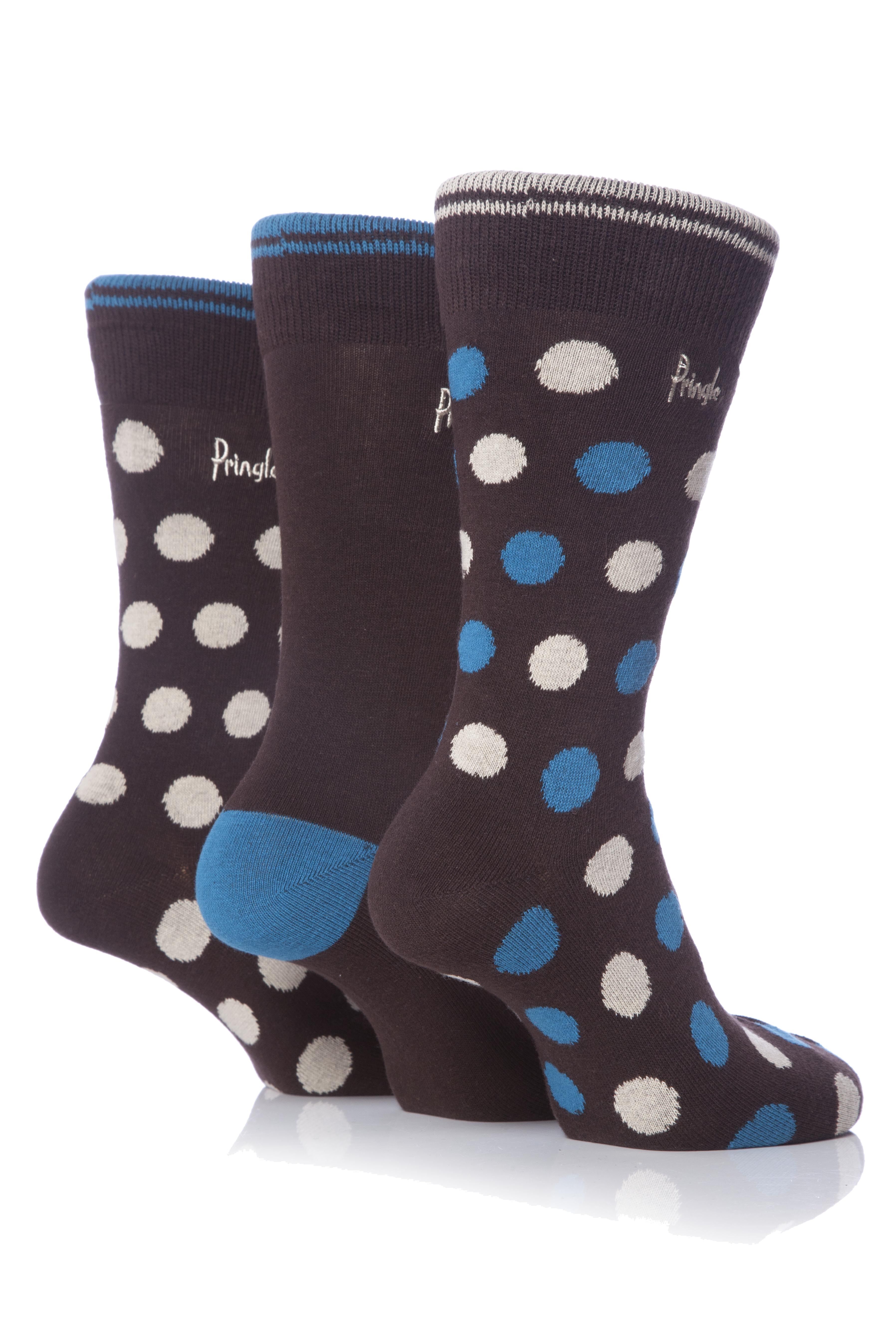 mens-3-pair-pringle-viewpark-large-dots-and-plain-socks-in-4-colours
