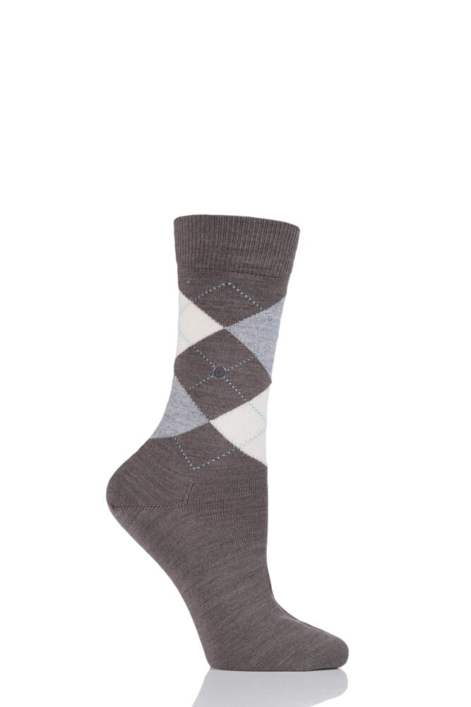 Burlington Marylebone Argyle Wool Socks | SockShop