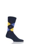 Mens Burlington King Argyle Cotton Socks from SockShop