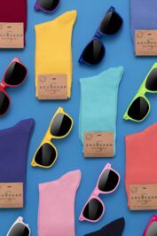 Mens SOCKSHOP Colour Burst Bamboo Socks from SOCKSHOP