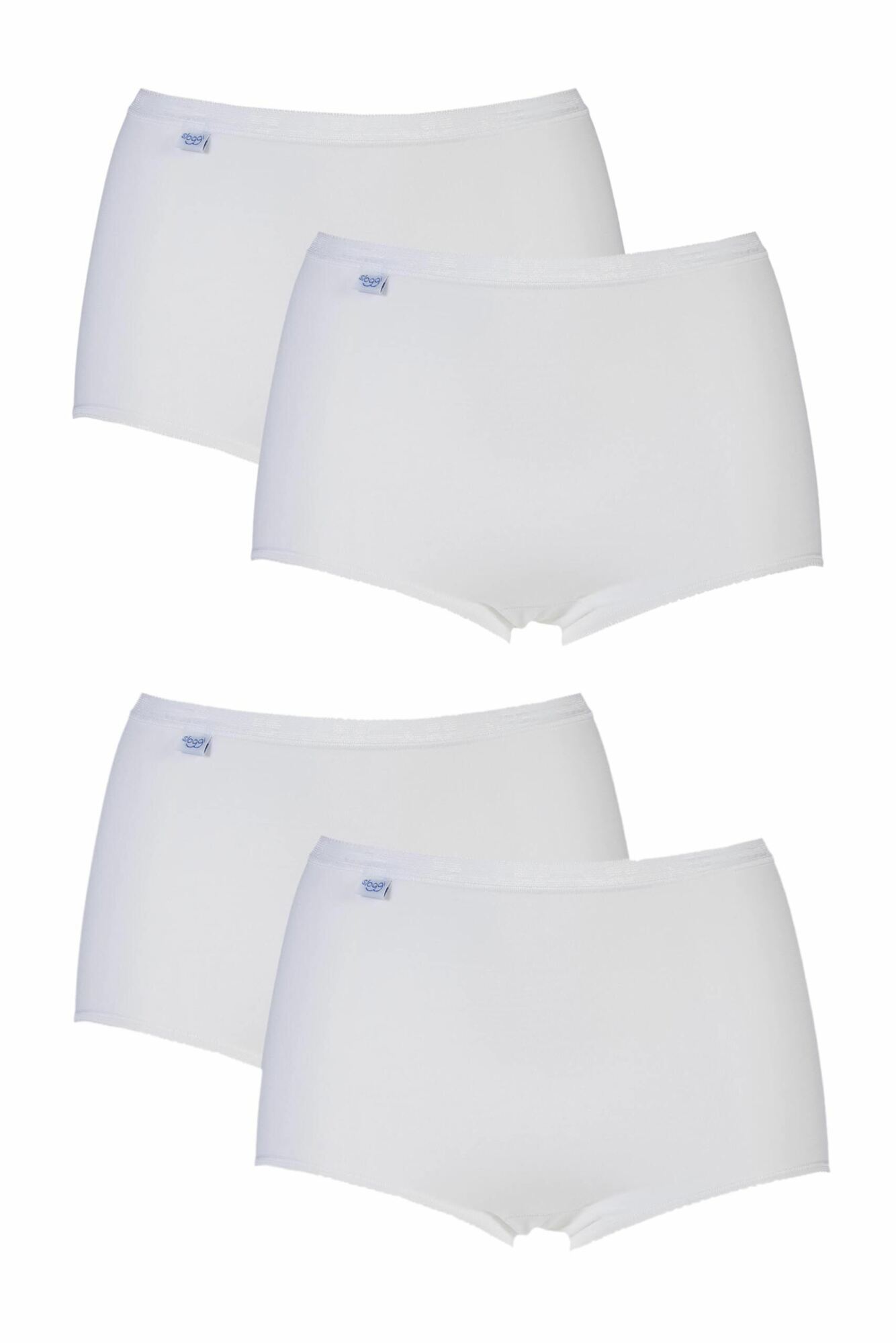 Ladies 4 Pair Sloggi Basic+ Maxi Briefs In 2 Colour From SOCKSHOP