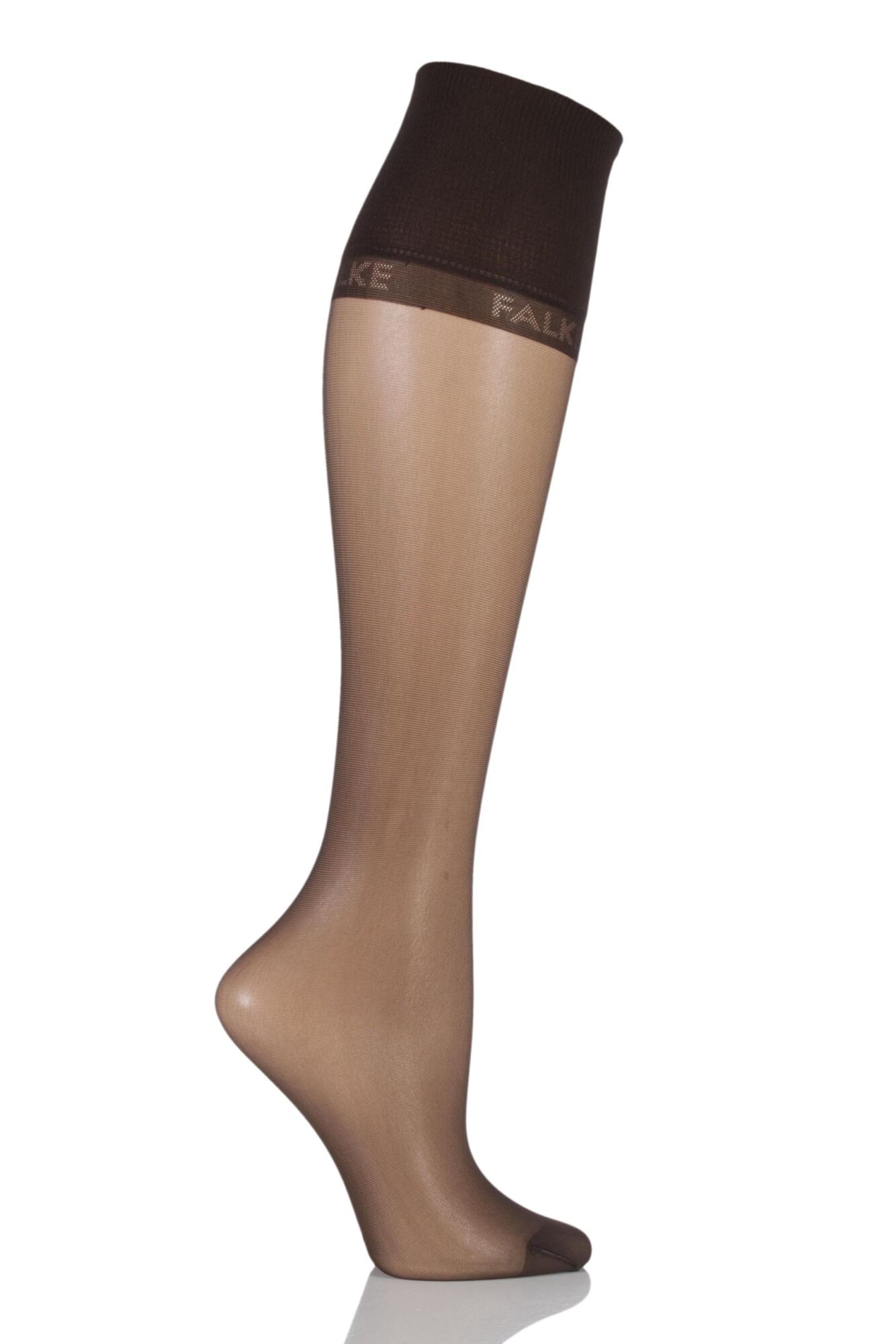 Falke Pure Matt 20 Knee Highs With Sensitive Top