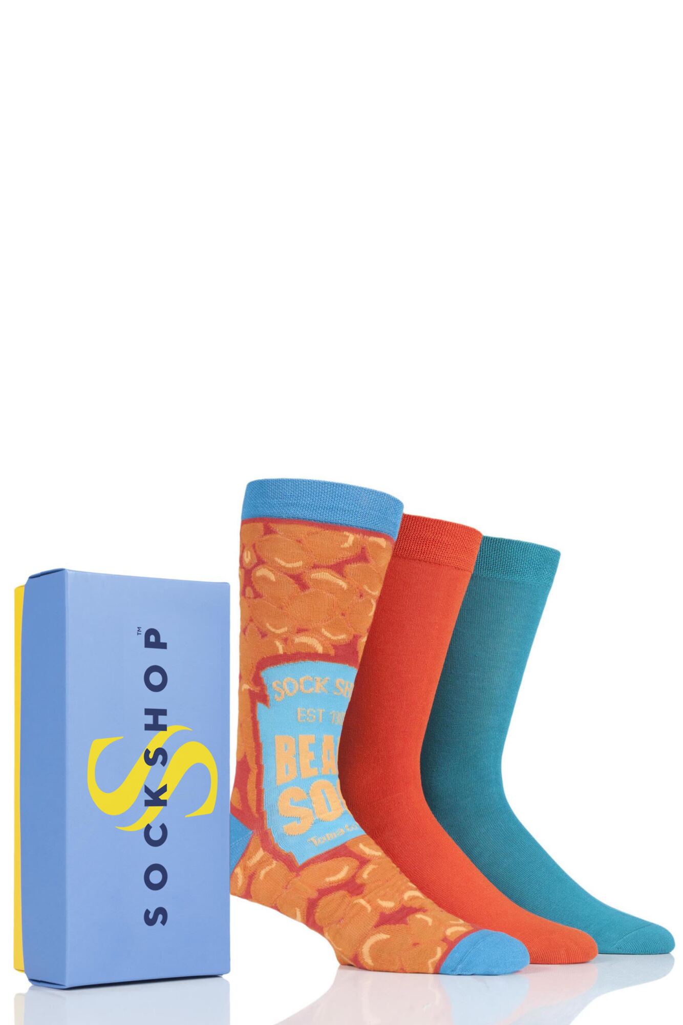 Mens SOCKSHOP Bamboo Bright Gift Boxed Socks from SOCKSHOP