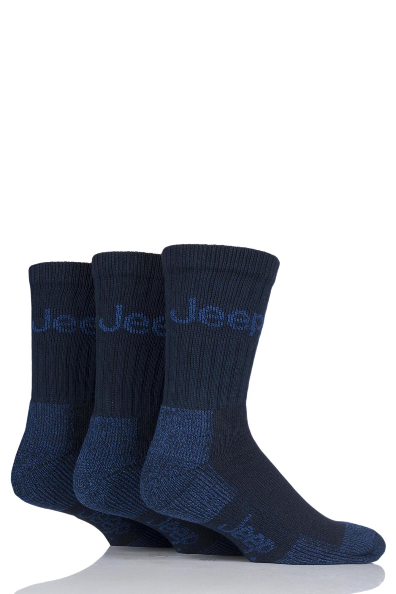 Mens 3 Pair Jeep Luxury Terrain Socks from SockShop