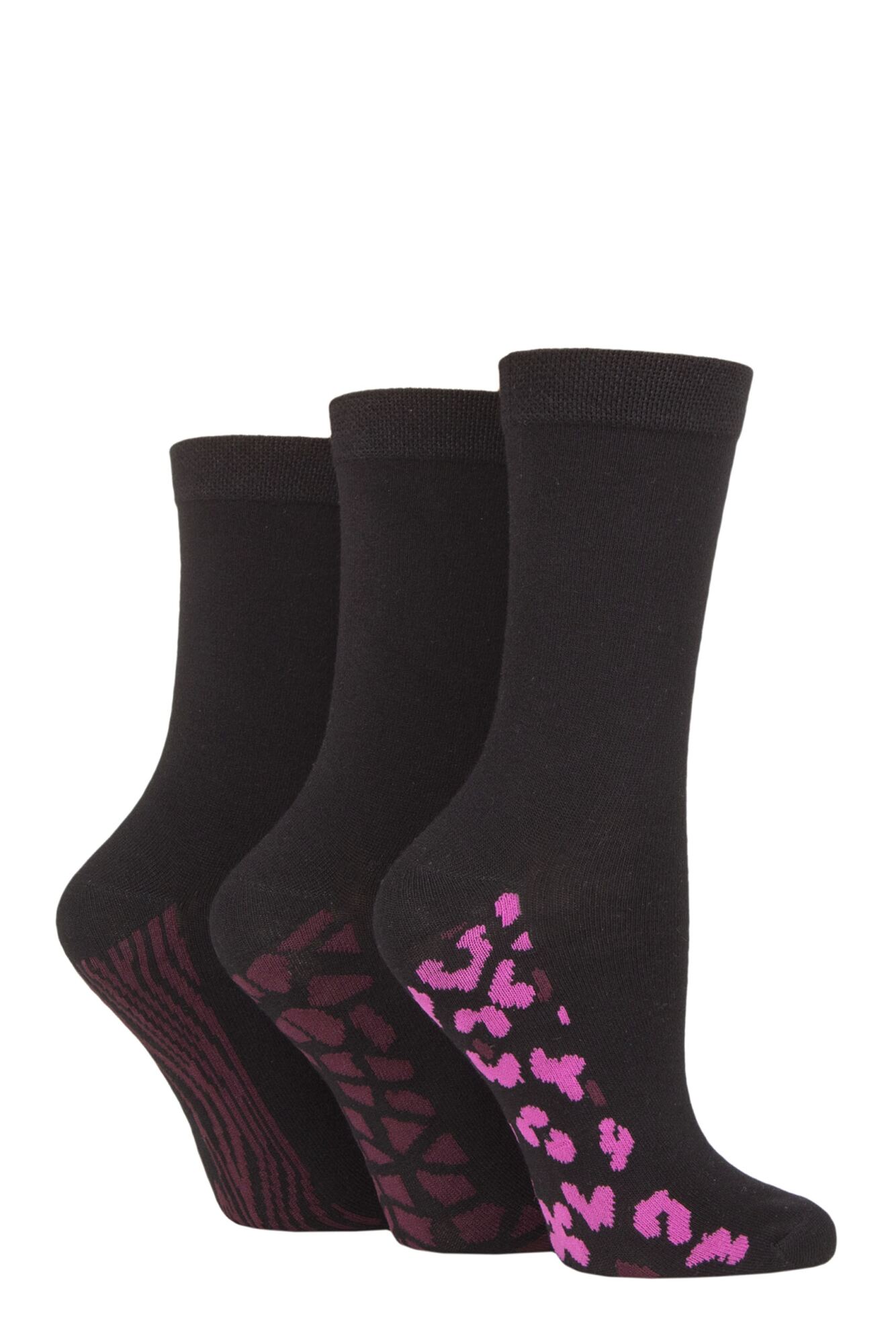 Ladies 3 Pair SOCKSHOP Patterned Bamboo Socks from SockShop