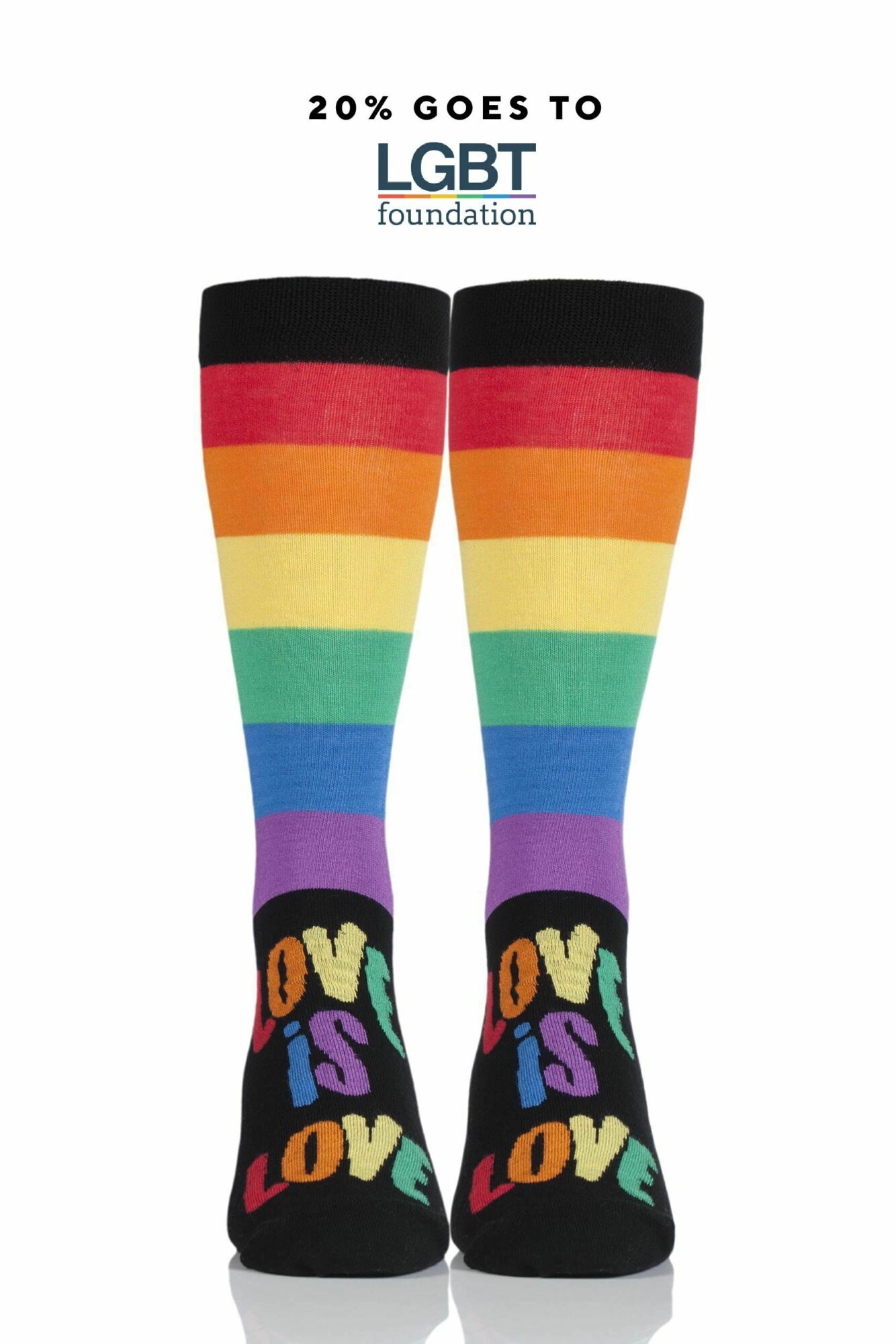 SOCKSHOP Bamboo 1 Pair Pride Socks Collection from SOCKSHOP