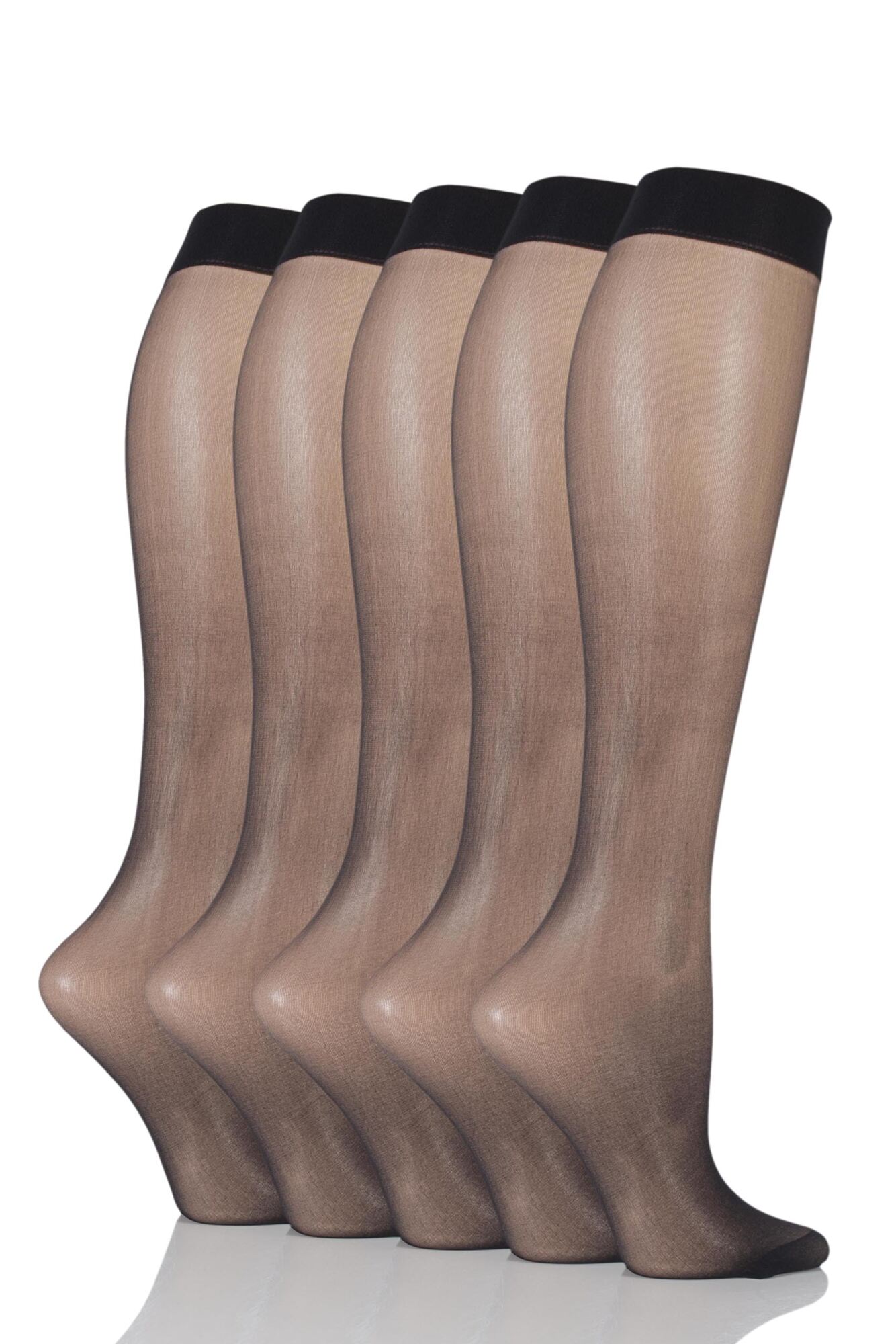 Ladies SOCKSHOP 15 Denier Knee Highs
