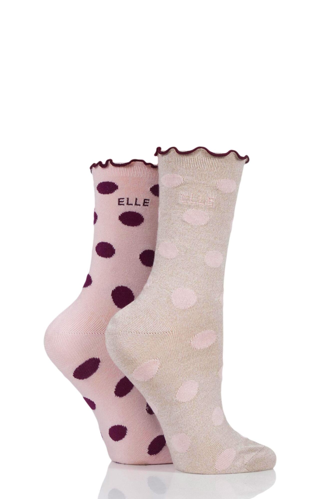 Ladies Elle Bamboo Patterned and Plain Socks | SOCKSHOP