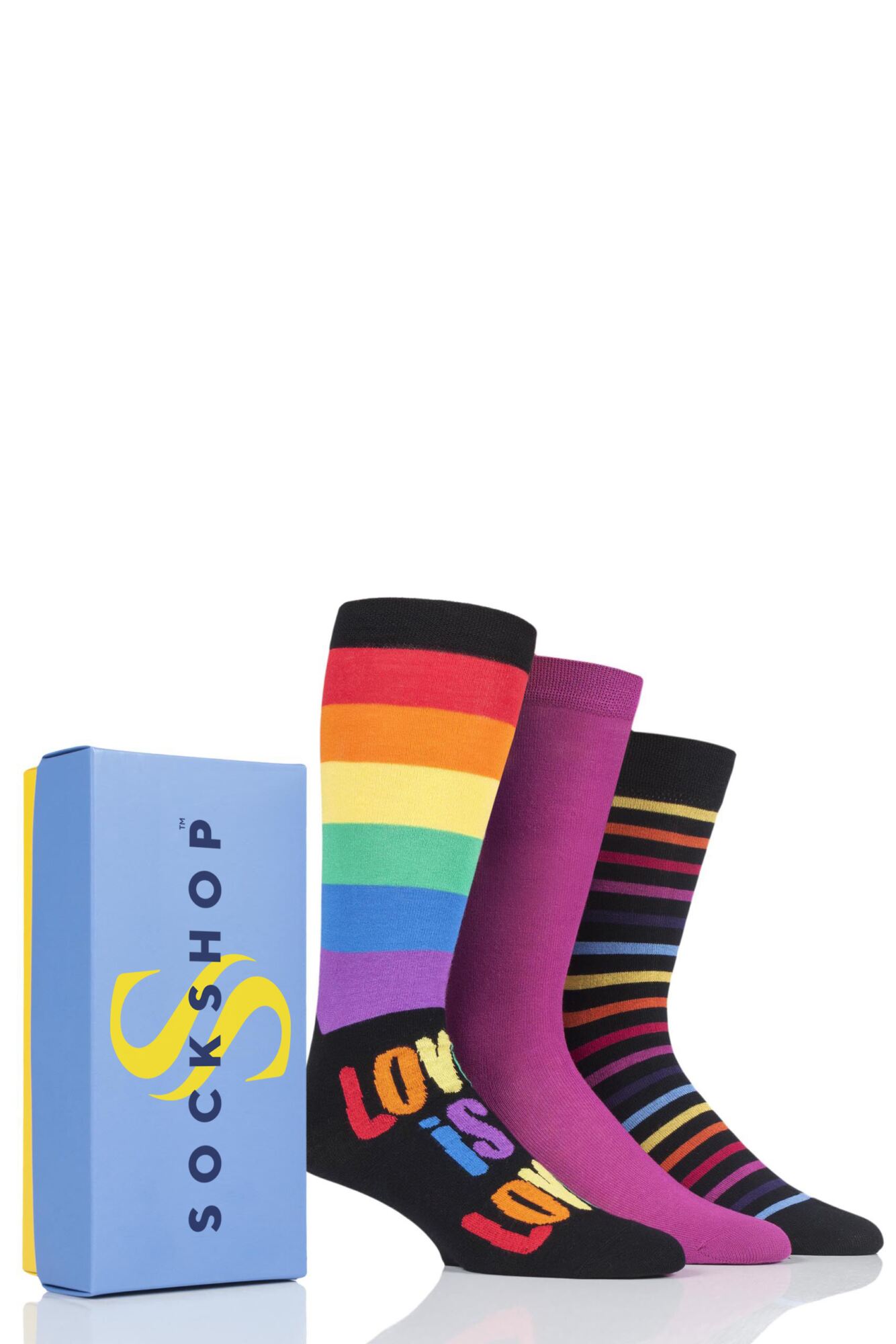 Mens SOCKSHOP Bamboo Bright Gift Boxed Socks from SOCKSHOP