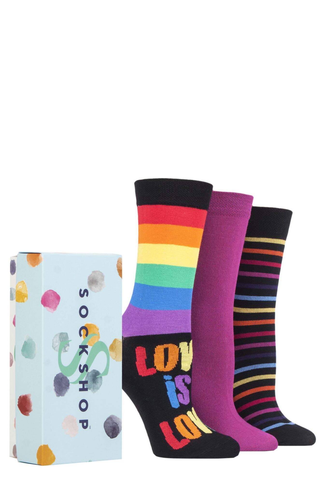 Ladies SOCKSHOP Bamboo Bright Gift Boxed Socks from SOCKSHOP