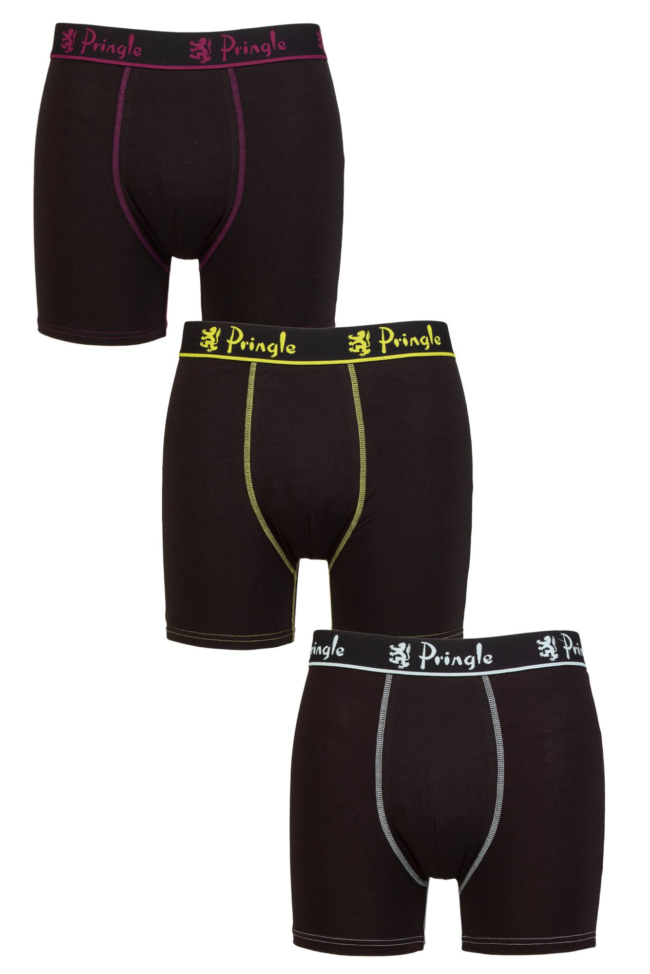 Mens 3 Pack Pringle Bamboo Boxers from SockShop