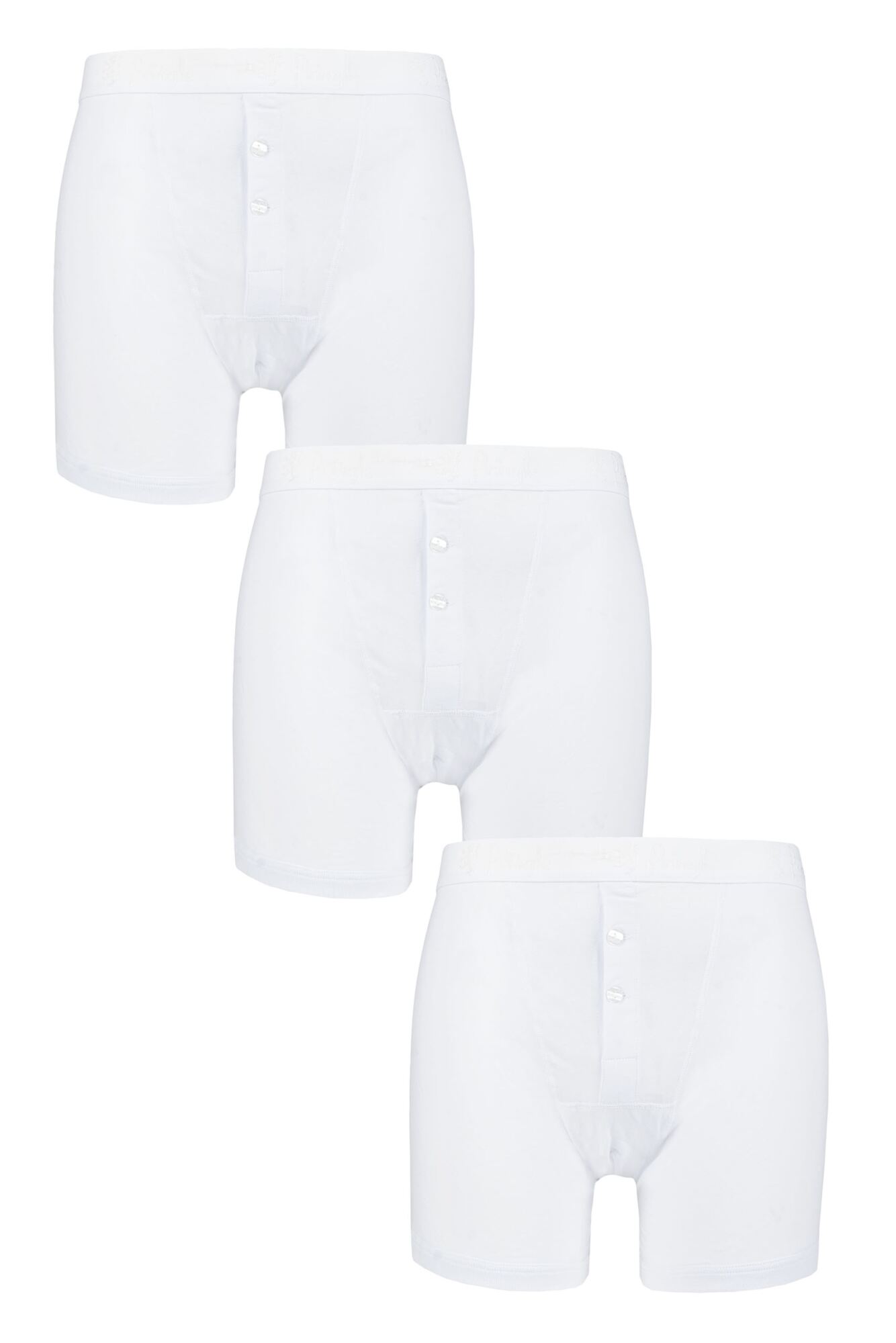 Pringle Button Front Cotton Boxer Shorts | SOCKSHOP