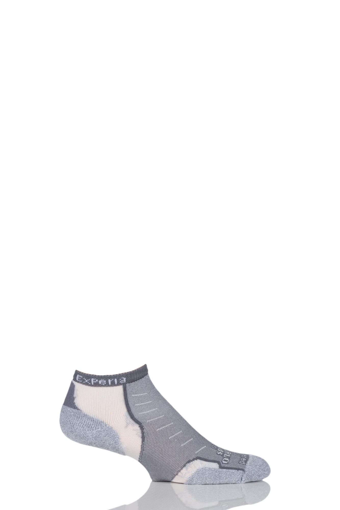 Experia By Thorlos Cushioned Running Micro Mini Crew Socks