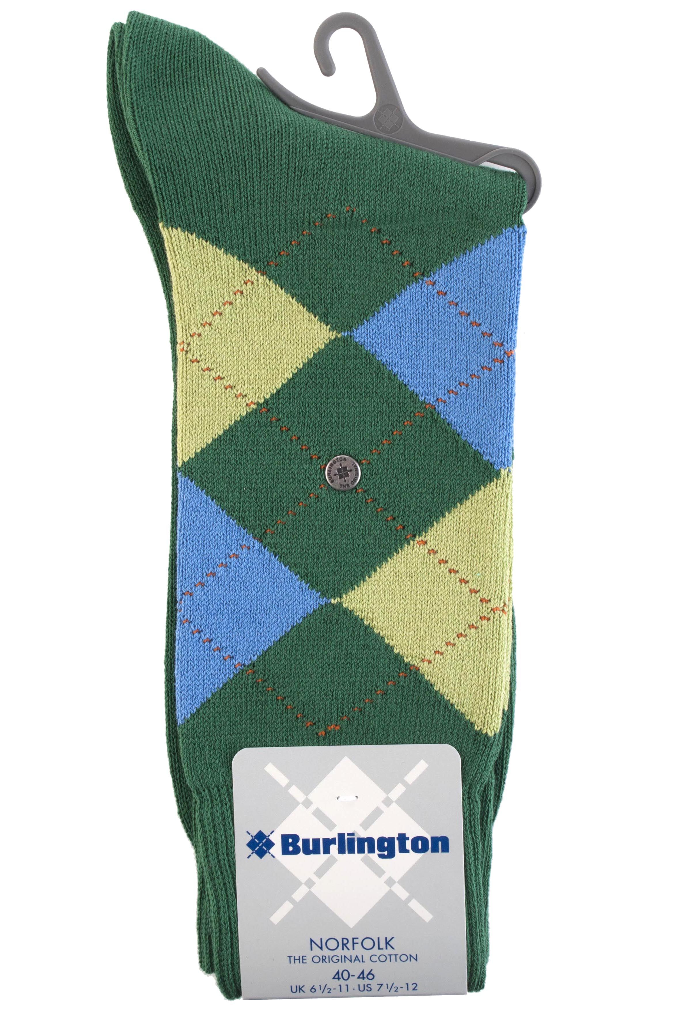 Mens 1 Pair Burlington Norfolk Cotton Mix Argyle Sock In 19 Colours Red ...