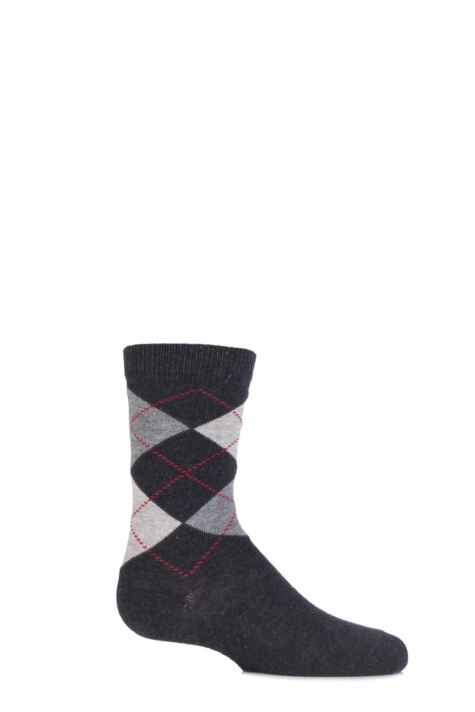 Boys Falke Cotton Argyle Socks from SOCKSHOP