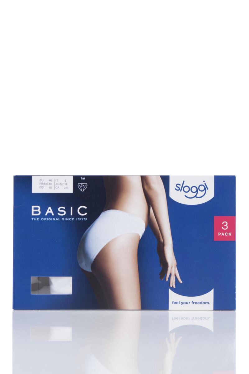 Ladies Sloggi Basic Tai Briefs from SOCKSHOP