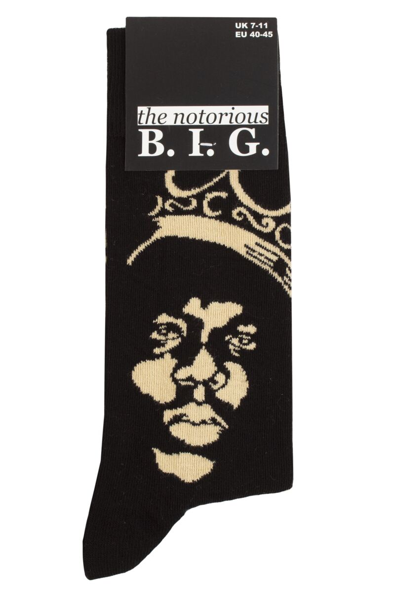 SOCKSHOP Music Collection 1 Pair Biggie Smalls Cotton Socks from SockShop