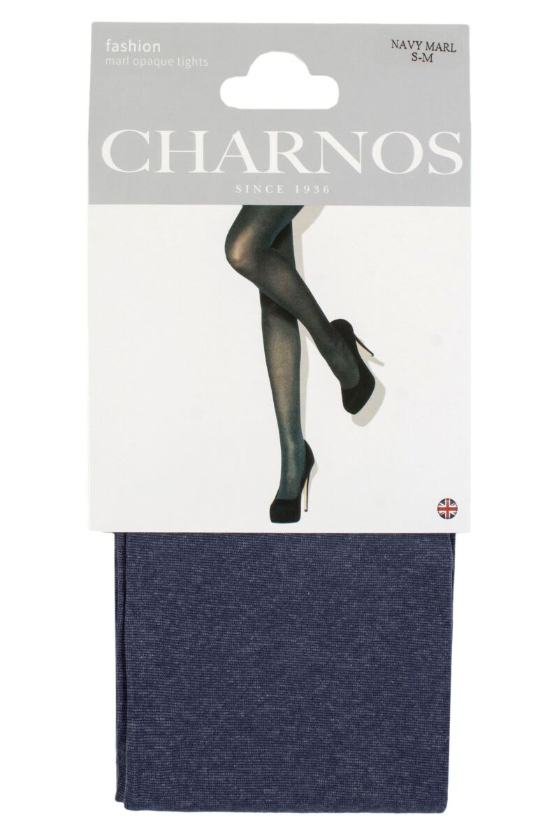 Ladies 1 Pair Charnos Marl Opaque Tights from SockShop