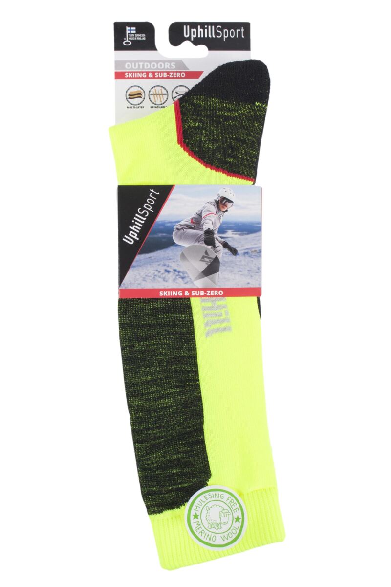 Boys and Girls 1 Pair UpHillSport Alpine Ski Pro 4-layer L3 Socks
