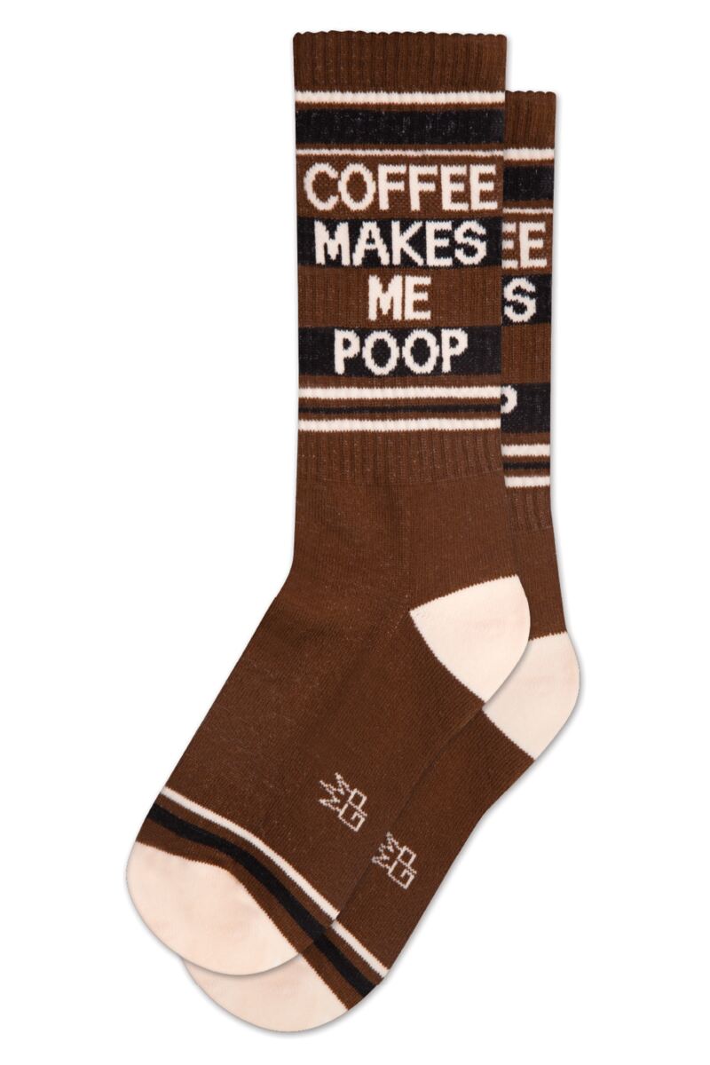 Gumball Poodle 1 Pair Coffee Makes Me Poop Cotton Socks from SockShop