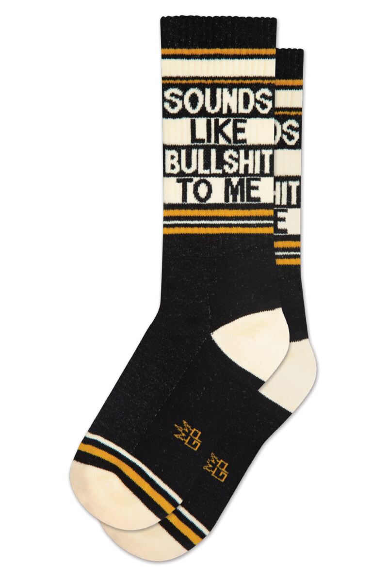 Gumball Poodle 1 Pair Sounds Like Bullshit to Me Cotton Socks from SockShop