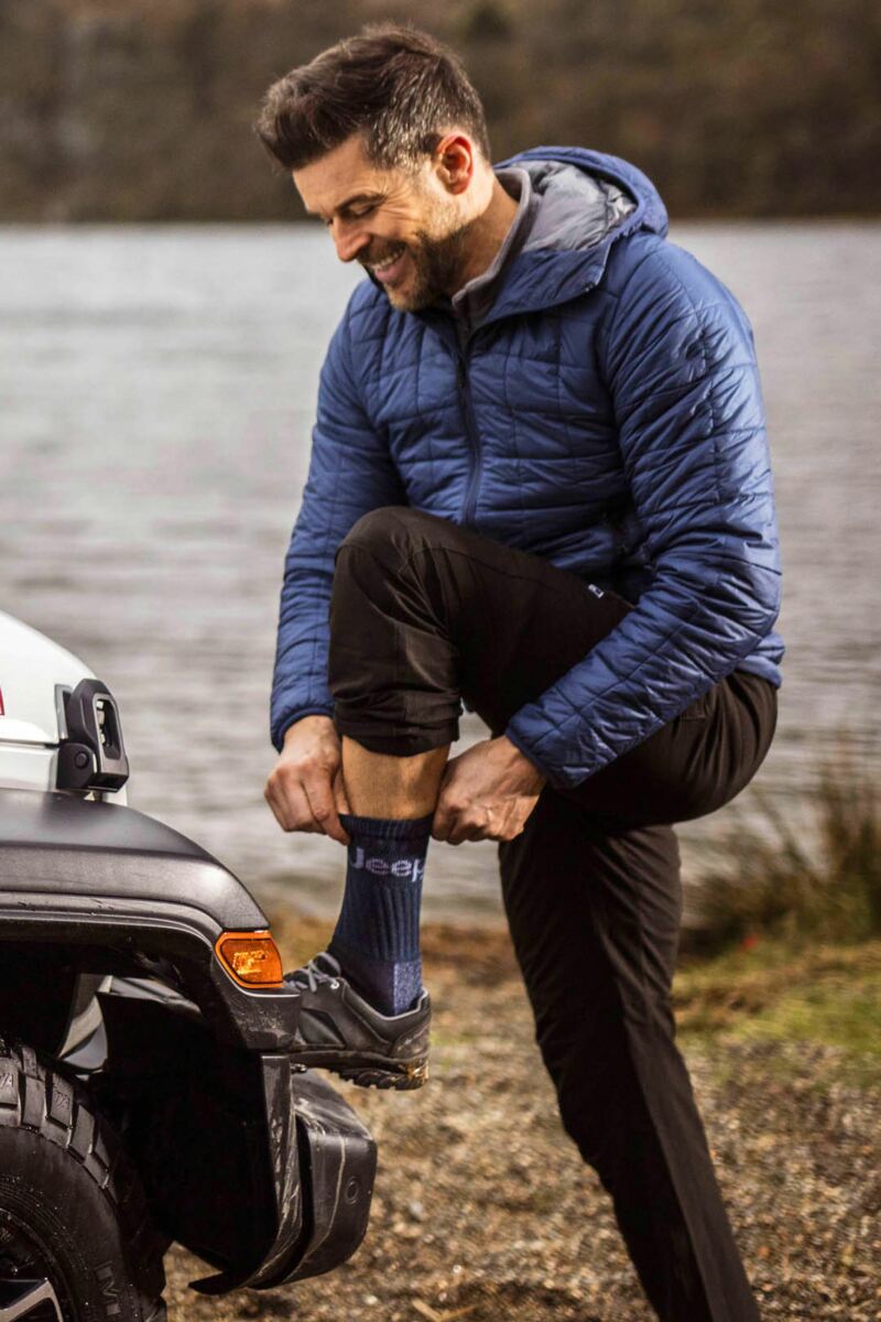 Mens 3 Pair Jeep Luxury Terrain Socks from SockShop