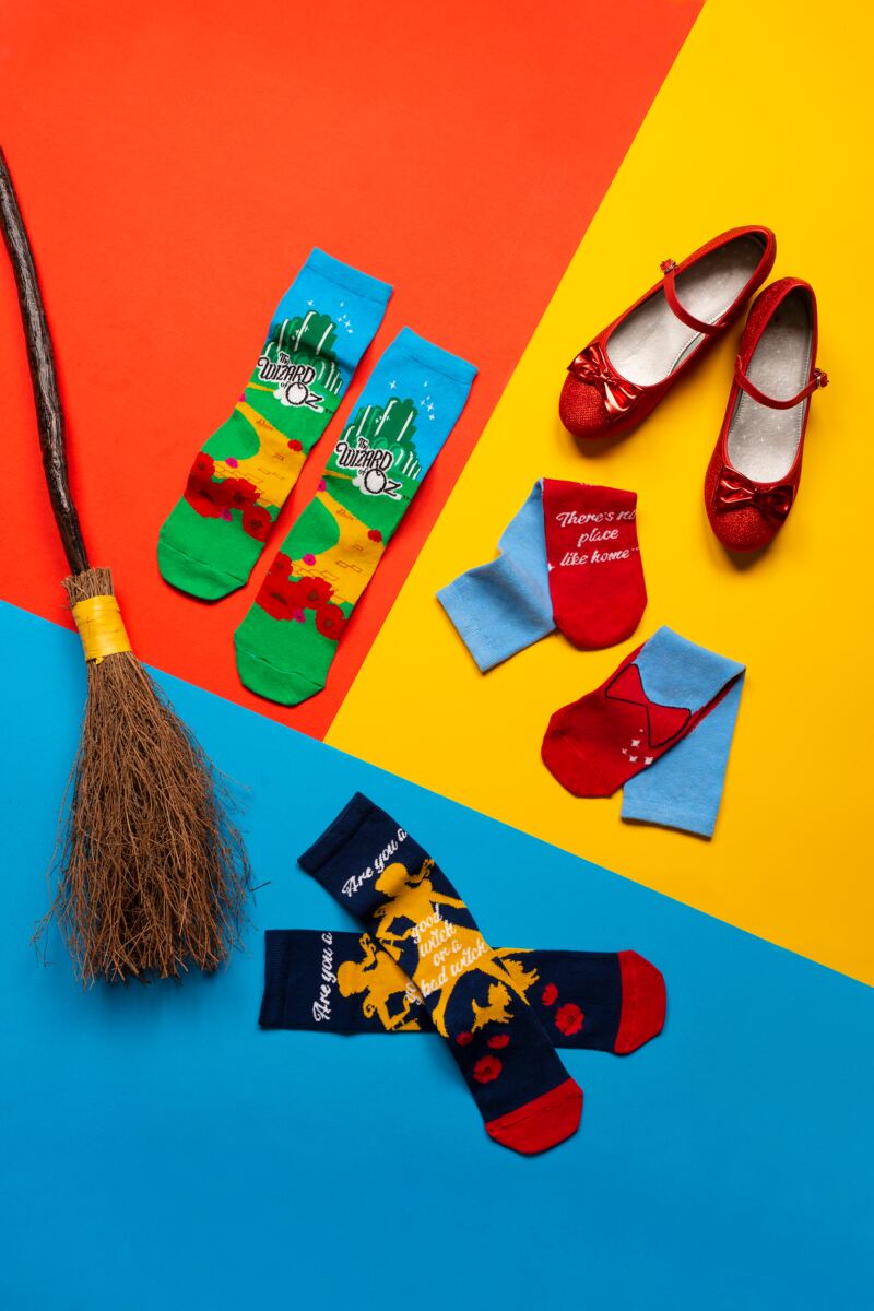 Ladies 3 Pair SOCKSHOP Wizard of Oz Cotton Socks from SockShop