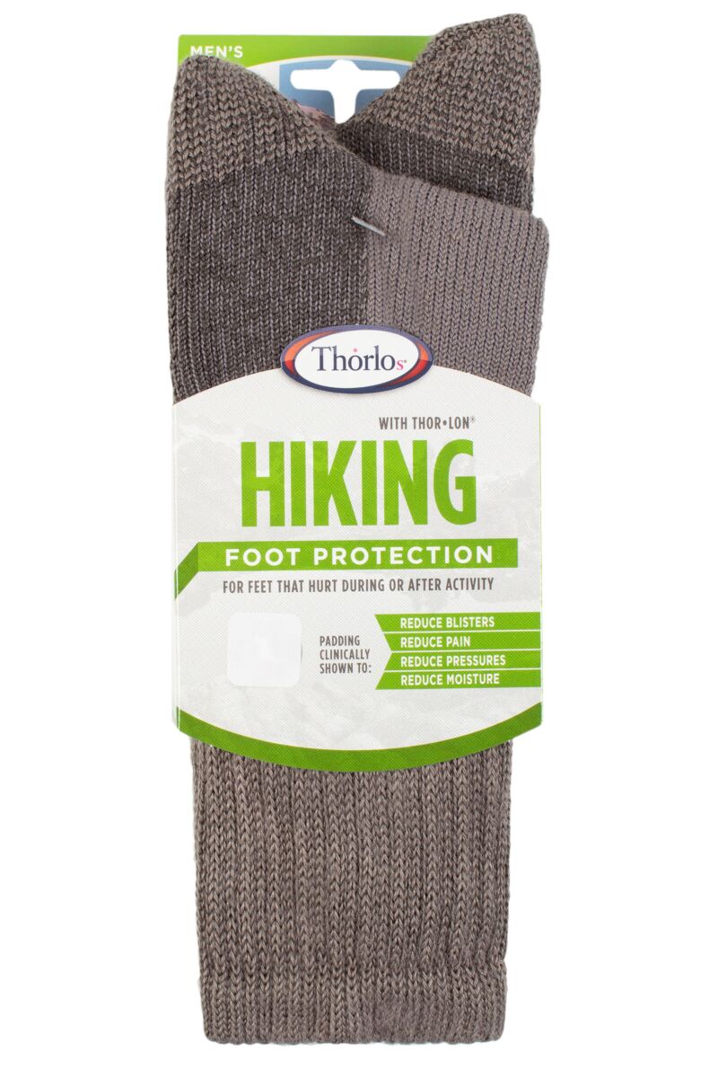 Mens 1 Pair Thorlos Hiking Thick Cushion Socks With Thorlon In 4 ...
