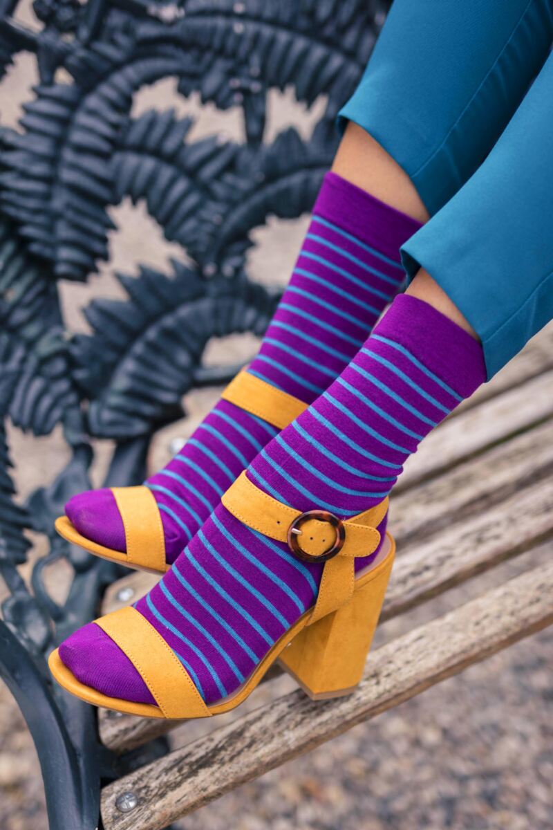 Ladies 3 Pair SOCKSHOP Gentle Bamboo Socks with Smooth Toe Seams in ...