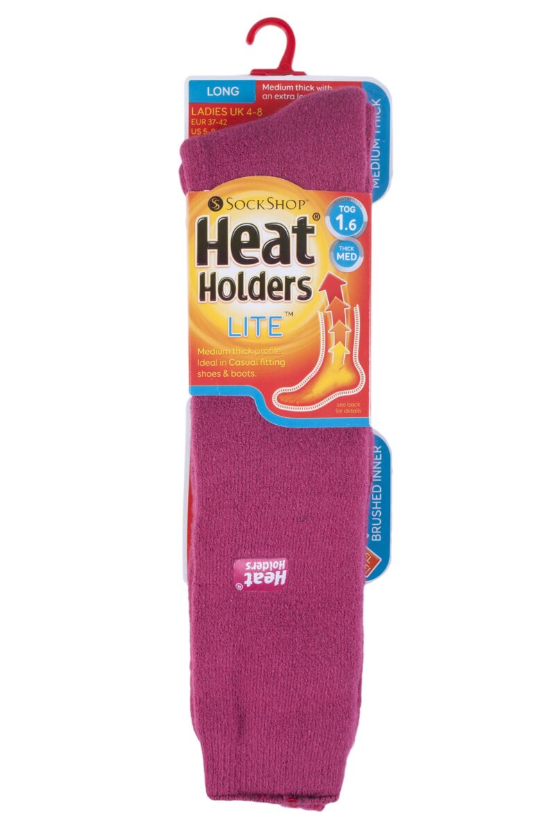 Ladies 1 Pair Heat Holders 1 6 Tog Lite Knee High Socks