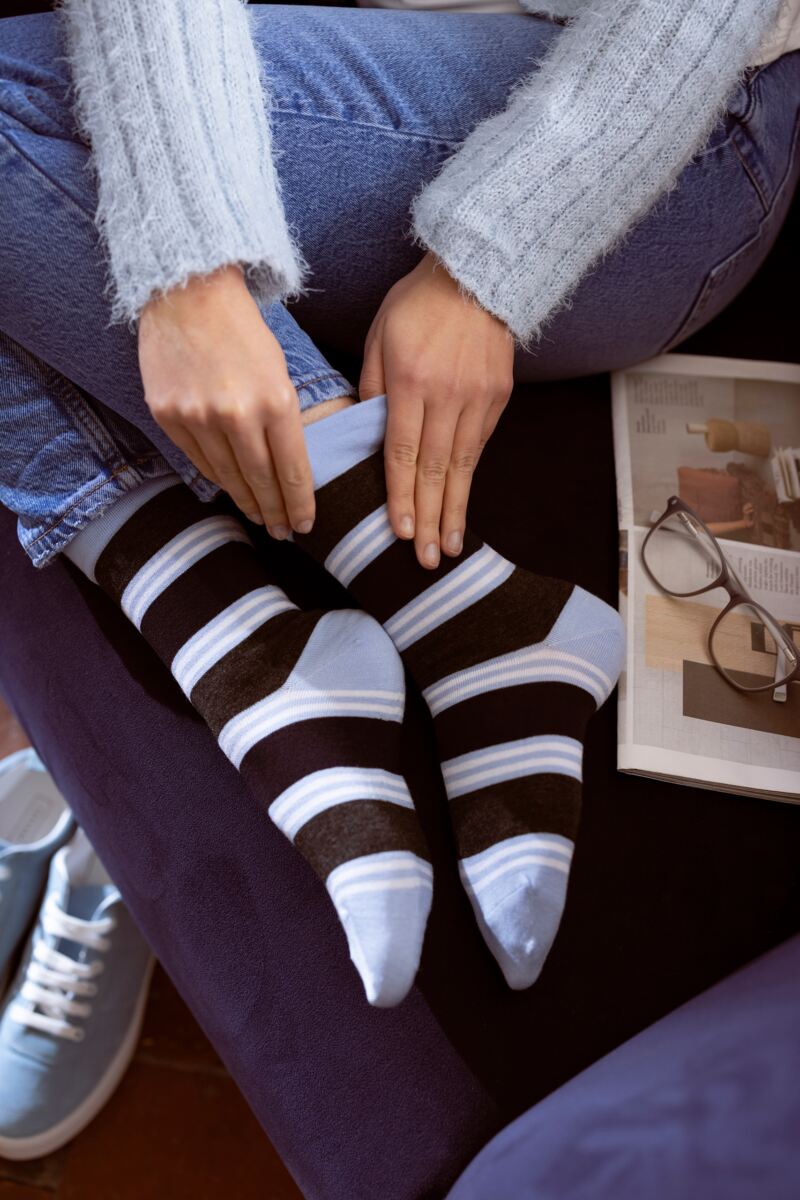 Ladies 3 Pair SOCKSHOP Gentle Bamboo Socks with Smooth Toe Seams in ...