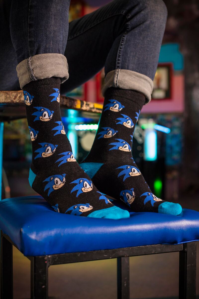 SOCKSHOP Sonic the Hedgehog, Knuckles and Tails Cotton Socks