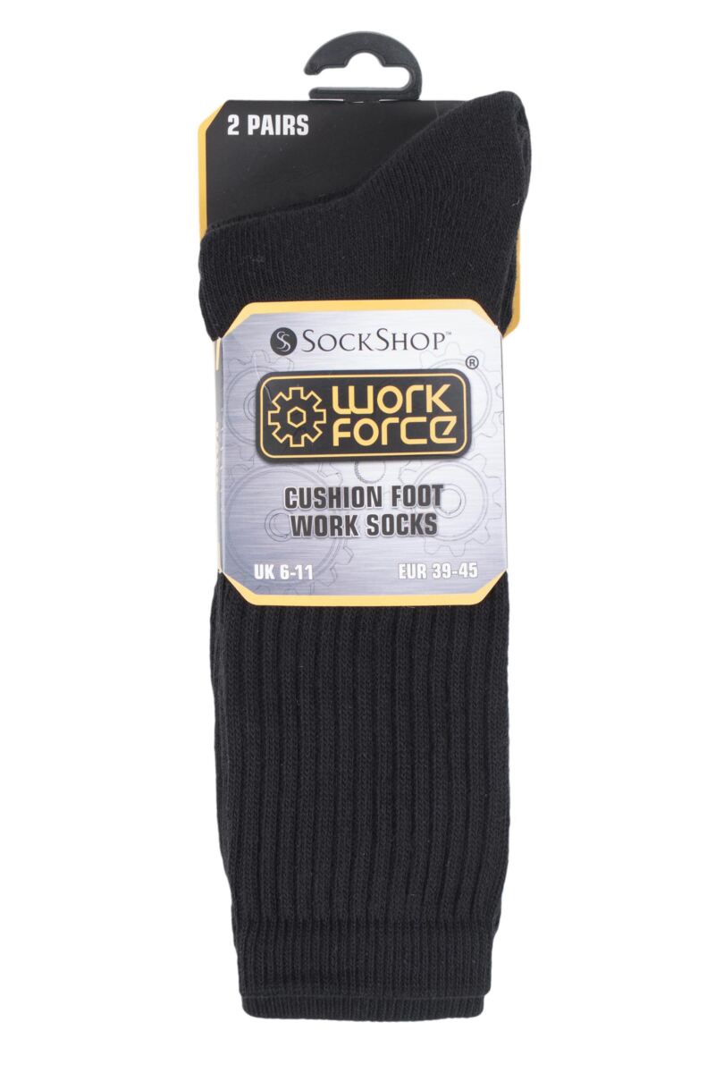 Workforce Cushion Foot Cotton Work Socks | SOCKSHOP