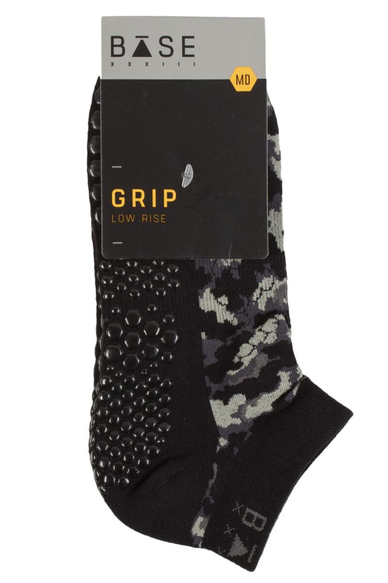 Mens 1 Pair Base 33 Grip Low Rise Socks from SockShop