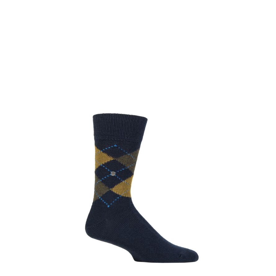 Burlington Preston Extra Soft Feeling Argyle Sock