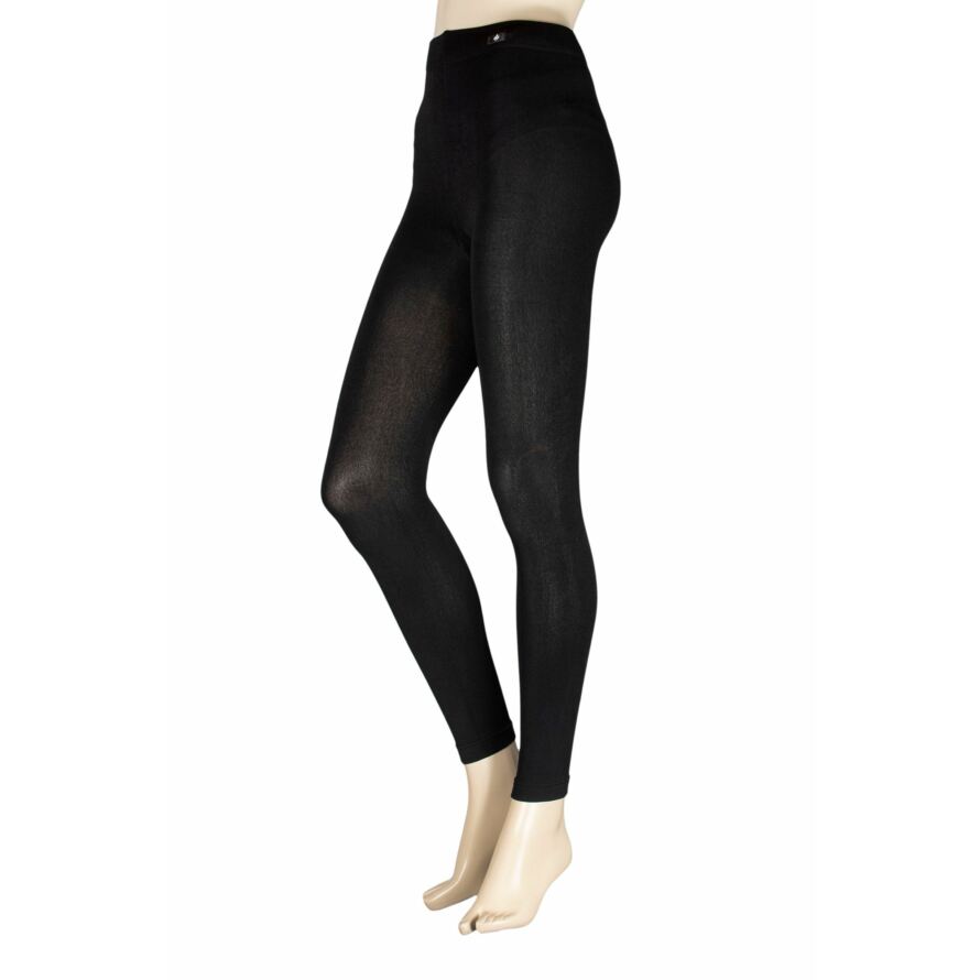 Ladies 1 Pair Sockshop Heat Holders 0 52 Tog Footless Thermal Tights In
