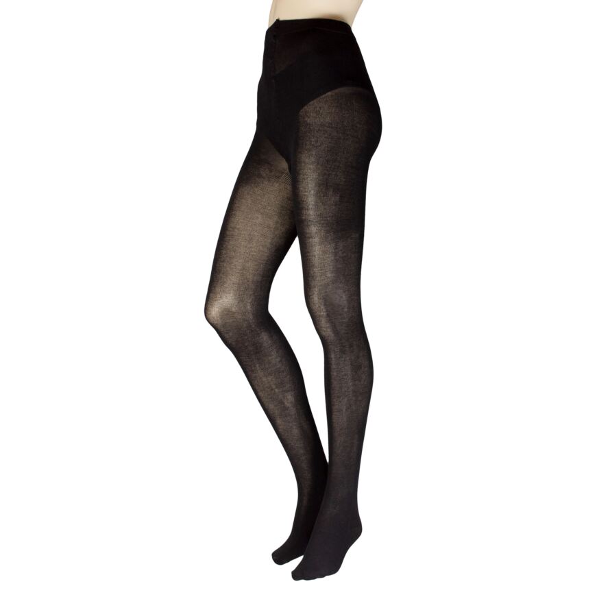 Ladies 1 Pair Charnos Organic Cotton Plain Tights from SockShop