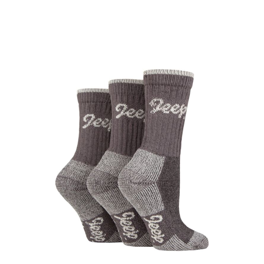 Ladies 3 Pair Jeep Luxury Terrain Socks