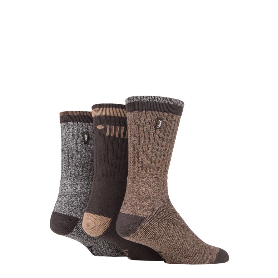 Mens 3 Pair Jeep Terrain Leisure Socks from SockShop