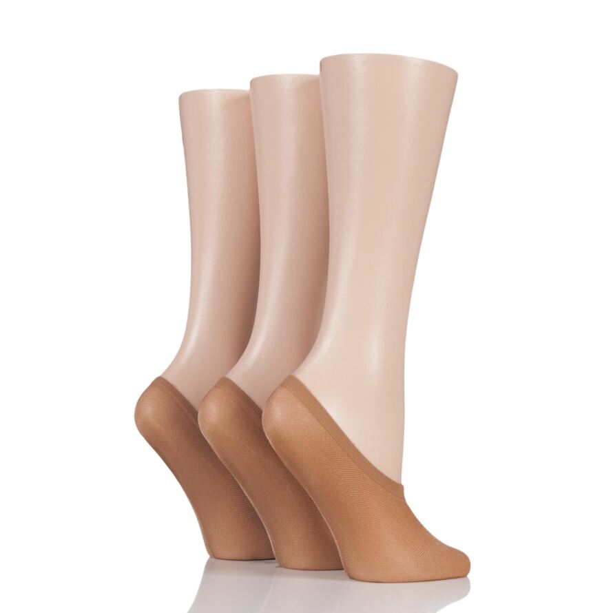 Ladies SOCKSHOP Soft Sheen Shoe Liner Socks from SOCKSHOP