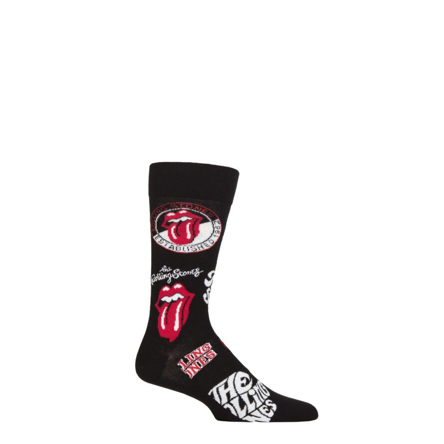 SOCKSHOP Music Collection 1 Pair The Rolling Stones Cotton Socks from ...