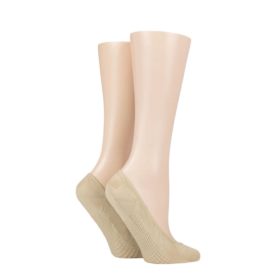 Ladies 2 Pair Elle Cushioned Sole Shoe Liners from SockShop