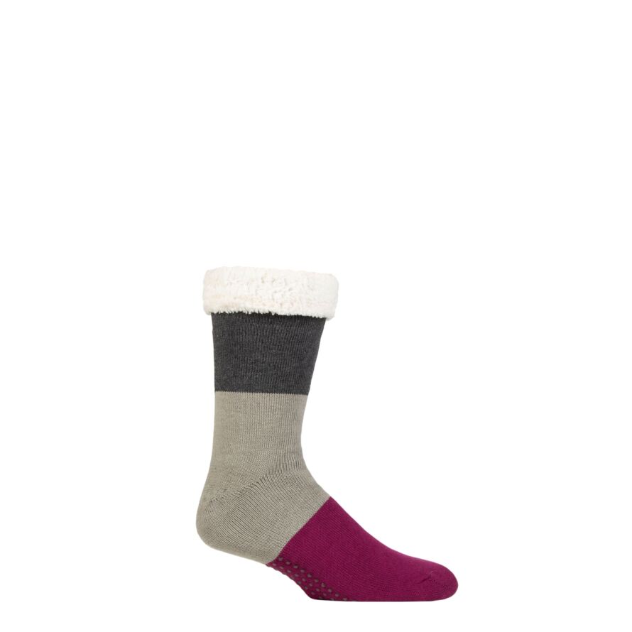 Mens 1 Pair Thought Orion Organic Cotton Cabin Socks from SockShop