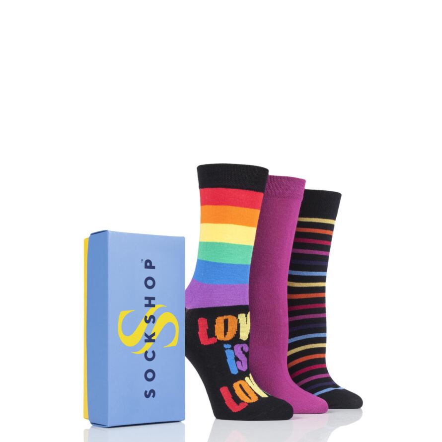 Ladies SOCKSHOP Bamboo Bright Gift Boxed Socks from SOCKSHOP