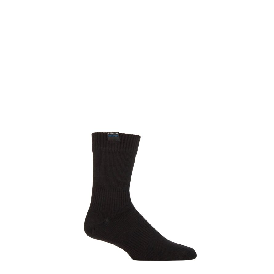 Mens 1 Pair SOCKSHOP Plain Waterproof Boot Socks