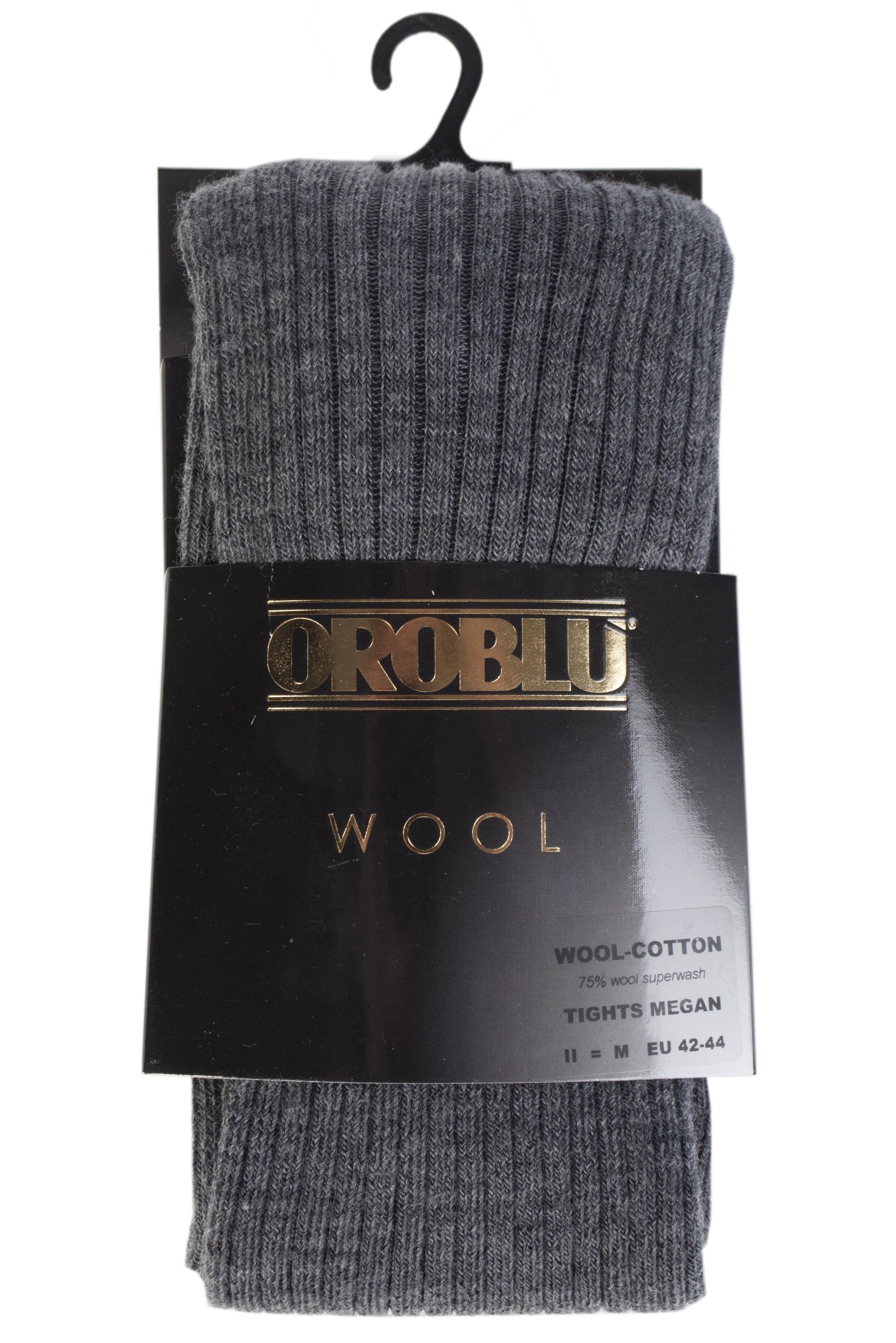 Ladies 1 Pair Oroblu Natural Fibers Megan Ribbed Wool Tights In 2 ...